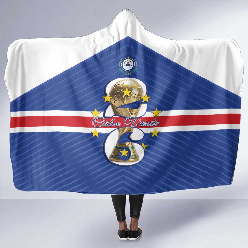 Afro Cape Verde Football Hooded Blanket 2026 Tubaroes Azuis First-ever ...