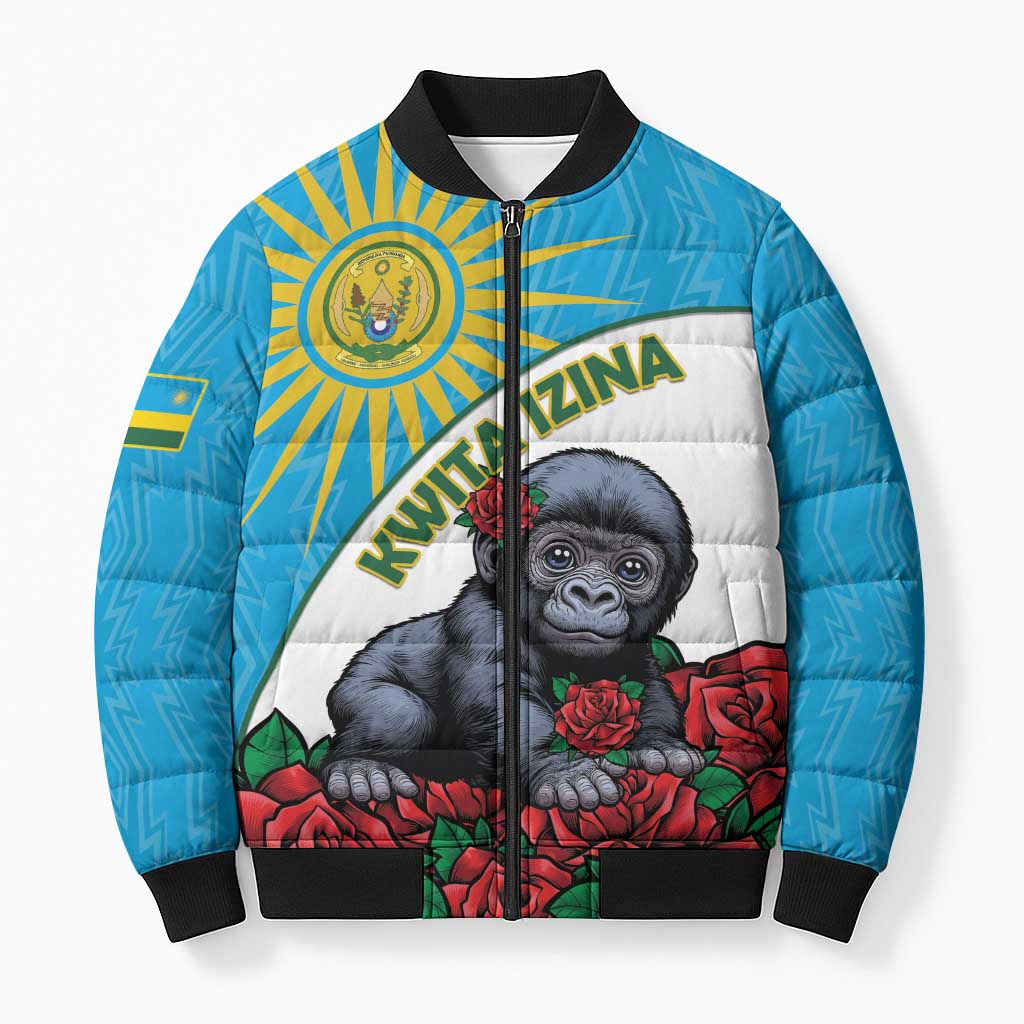 Personalized Rwanda Baby Gorilla Bomber Puffer Jacket Kwita Izina 2025 ...