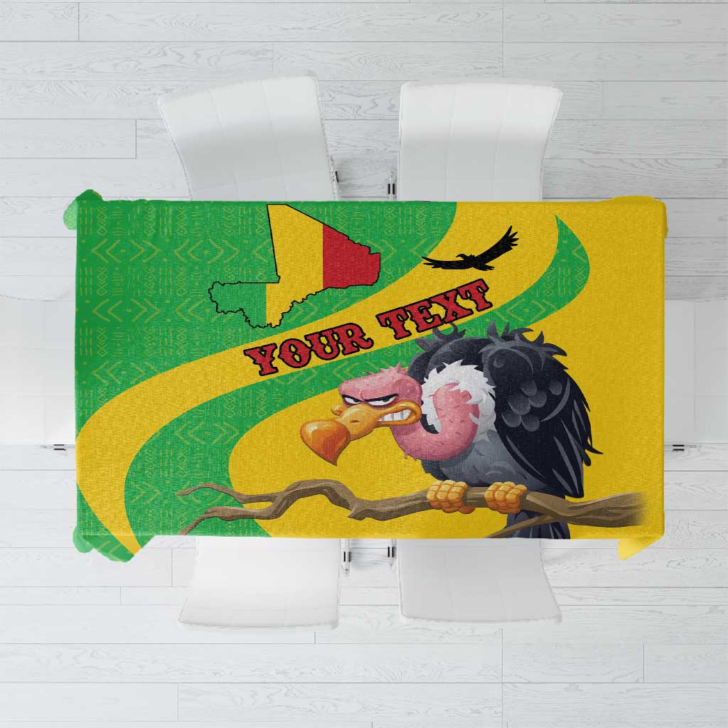 Personalized Afro Mali Vulture Tablecloth Flag Map - Bogolan Pattern by ...
