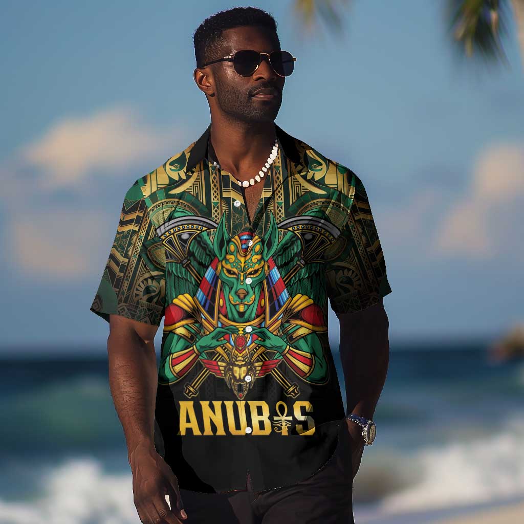 Ancient Egypt Hawaiian Shirt Anubis Egyptian by AfricanPride