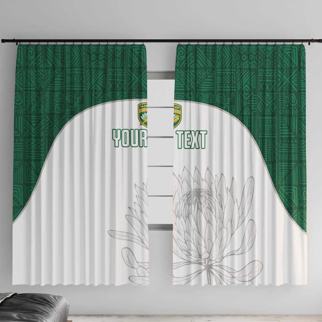 Custom Afro South Africa Cricket Window Curtain Go Proteas - African ...