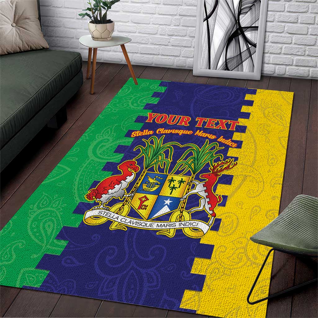 Personalised Republique de Maurice Area Rug Stella Clavisque Maris ...
