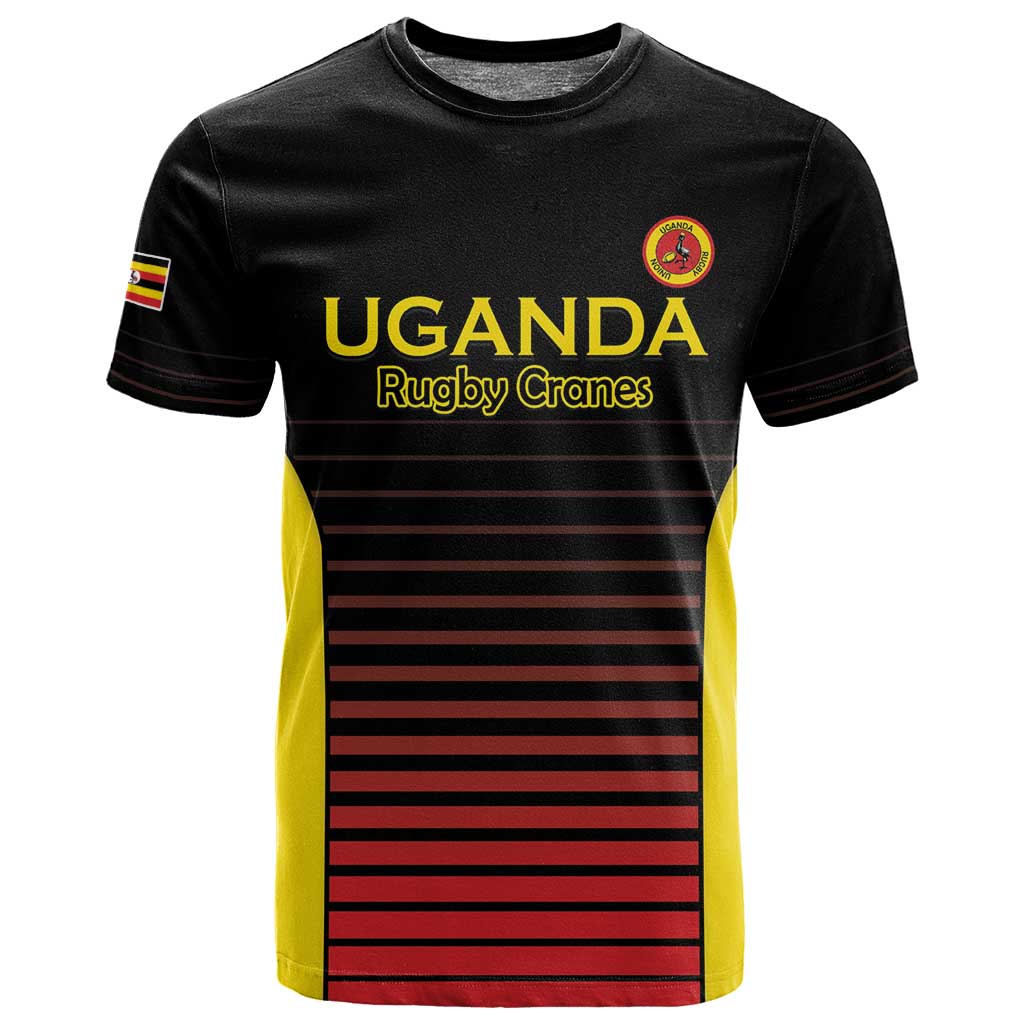 Jamhuri ya Uganda Rugby Custom T shirt Go Champions Cranes by AfricanPride