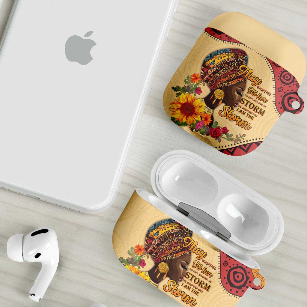 Black History Month AirPods Case African Woman Afro I Am The Storm by ...