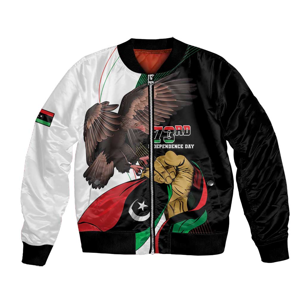 Afro Libya Bomber Jacket Arabian Eagle - Independence Day by AfricanPride