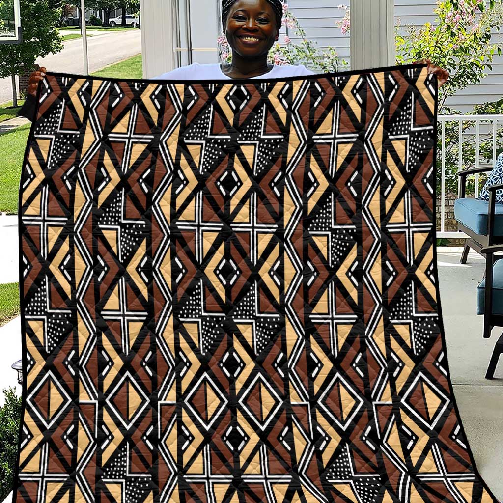 Mali Mud Cloth Legacy Quilt African Tribal Pattern by African Pride