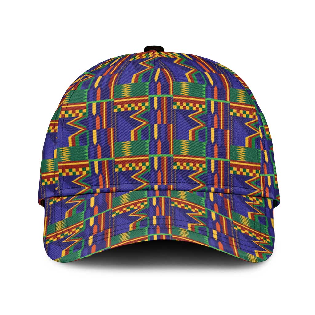 African Fathia Fata Nkrumah Kente Pattern Classic Cap by African Pride