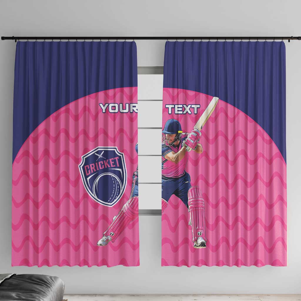 Custom Afro South Africa Cricket Window Curtain Go Paarl by AfricanPride