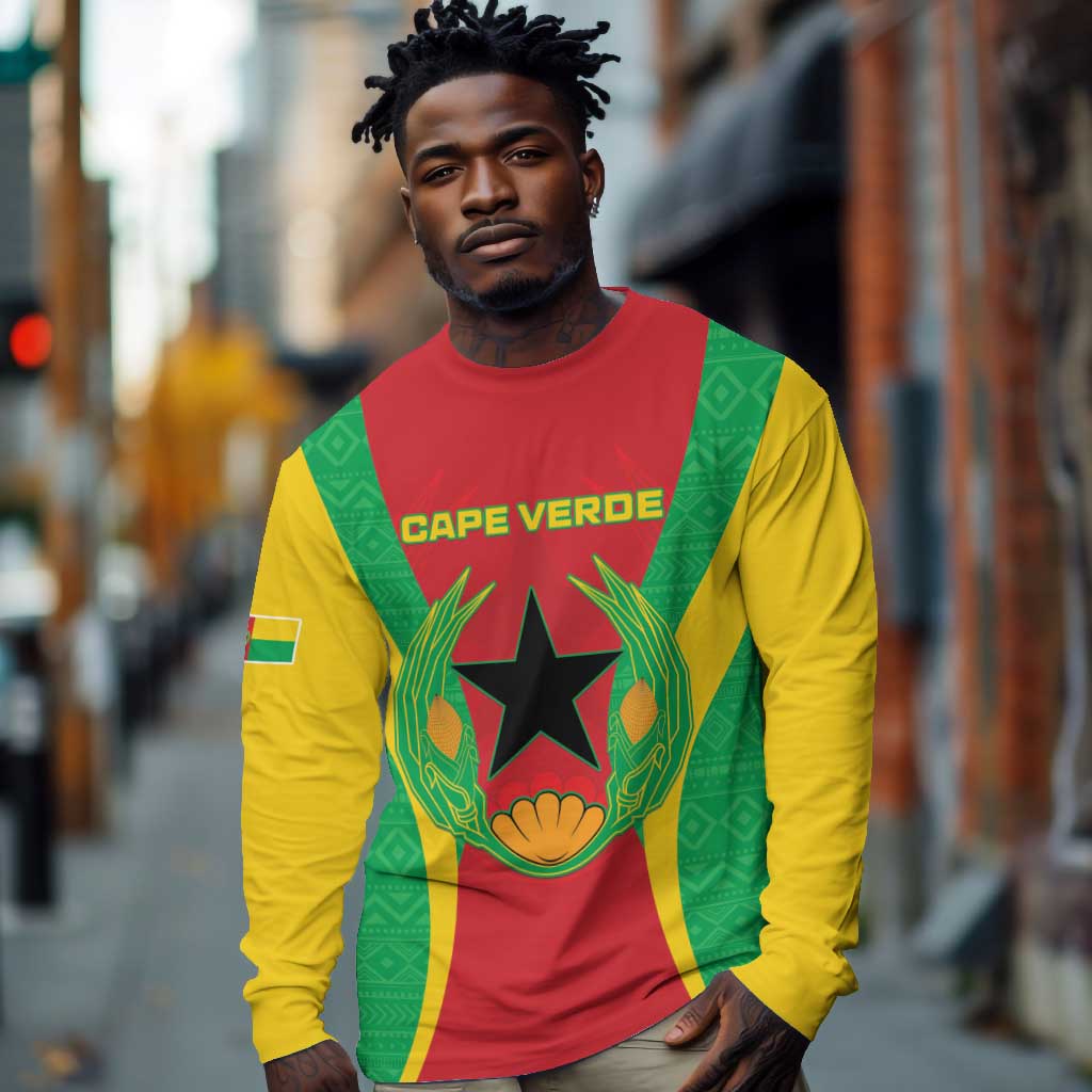 Personalised Afro Cape Verde (1975-1992) Long Sleeve Shirt Mix African ...