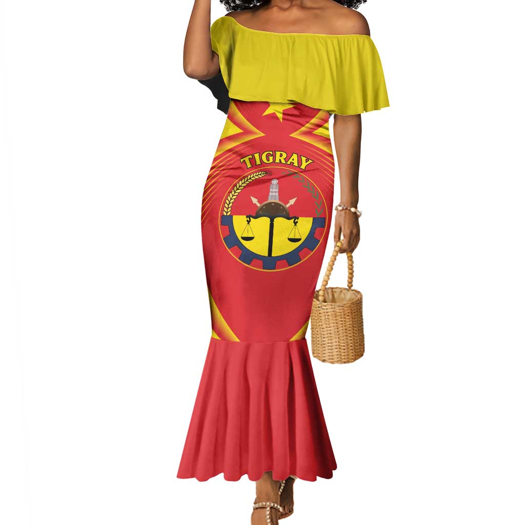 Personalized Tigray Region Mermaid Dress Coat Of Arms With Tigray Map ...