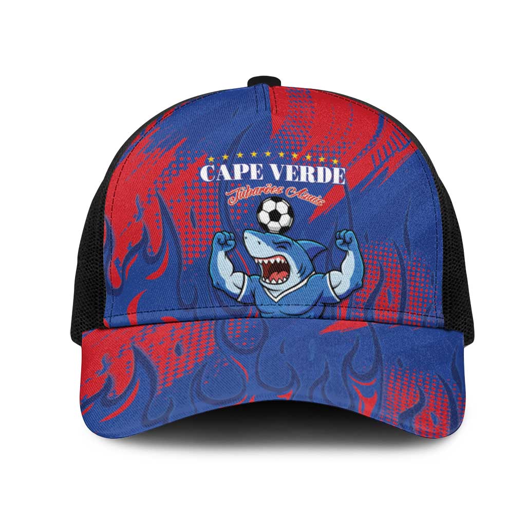 Cape Verde Football Baseball Net Cap Blue Sharks - Pride of the Islands ...