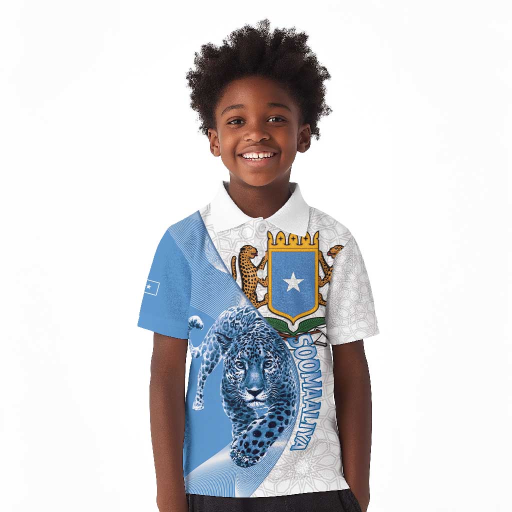 Coat of arms of Soomaaliya Kid Polo Shirt Leopard Skin mix Islamic ...