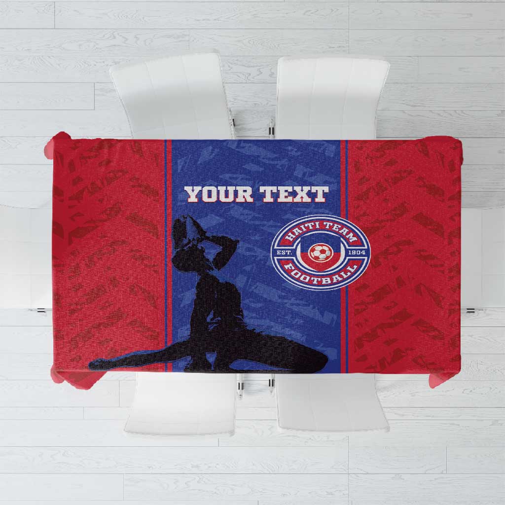 Custom Afro Haiti Football Tablecloth Nou fe - Pou Ayiti - Pou Drapo a ...