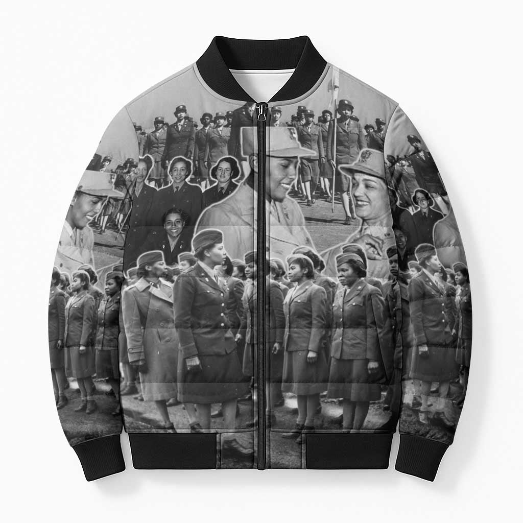 Six Triple Eight Bomber Puffer Jacket Women of the Womens Army Corps by ...