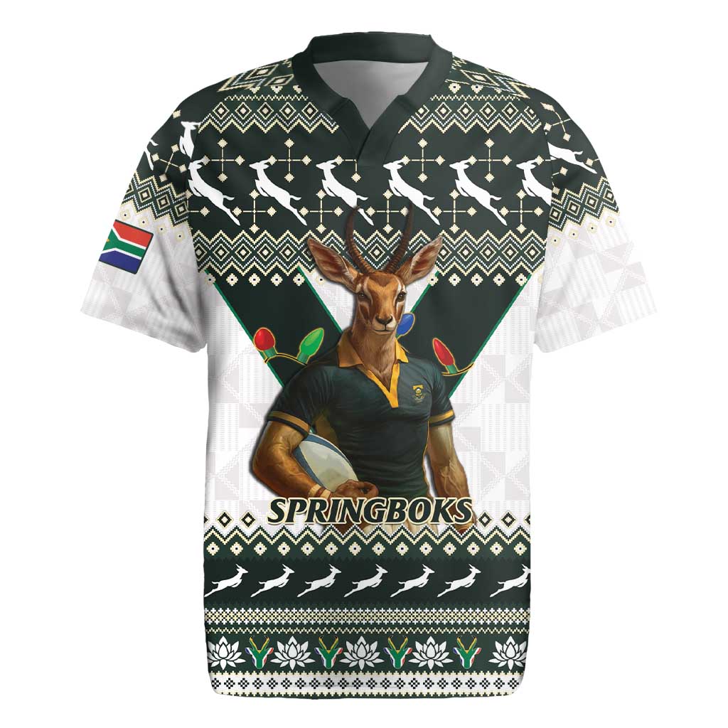 South Africa Christmas Rugby Rugby Jersey Springboks Mascot Mix African ...