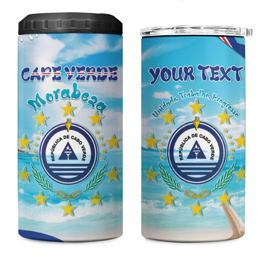 Personalized Cape Verde Morabeza 4 in 1 Can Cooler Tumbler Paradise ...