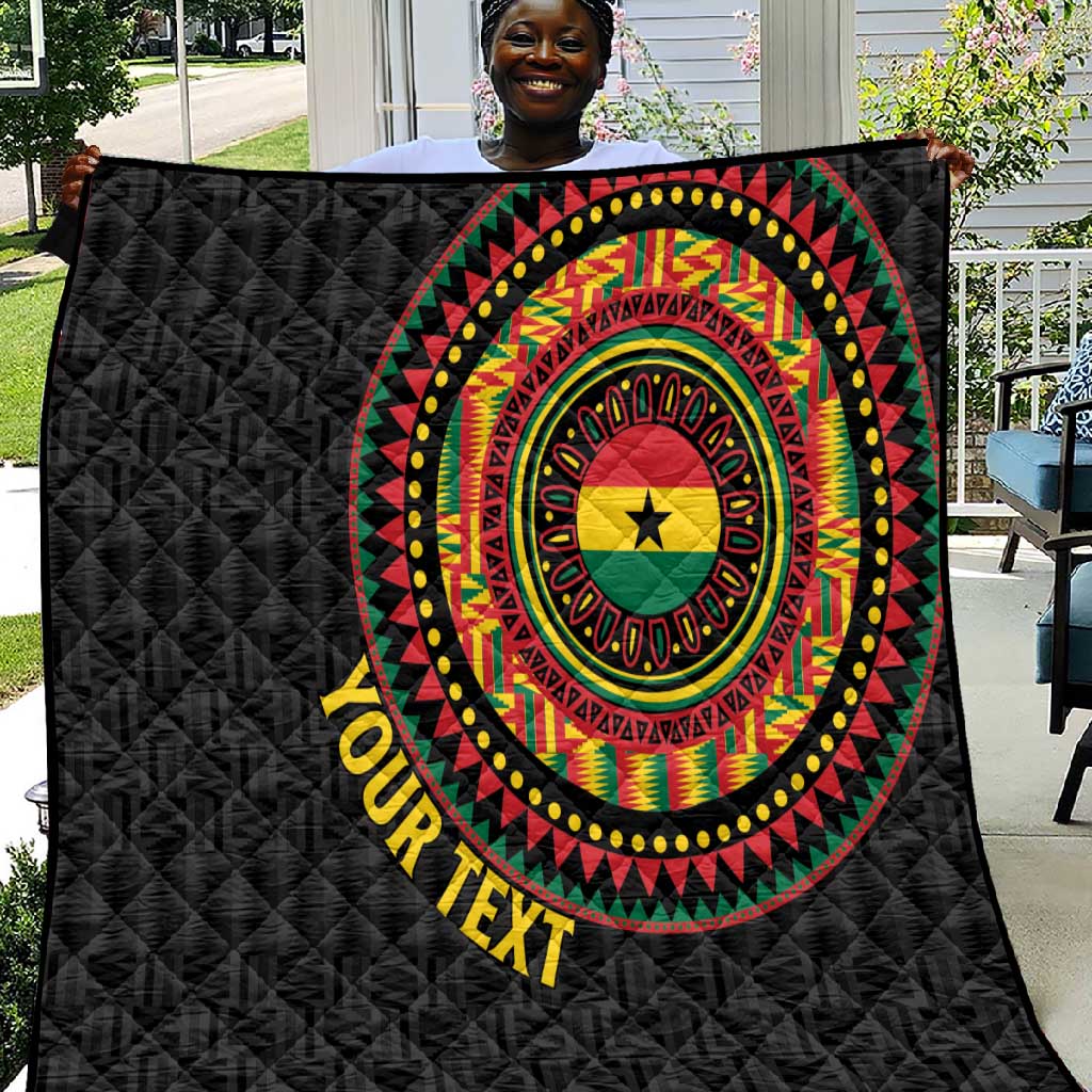 Personalised Ghana African Tribal Mix Kente Patterns Quilt Chest Arm ...
