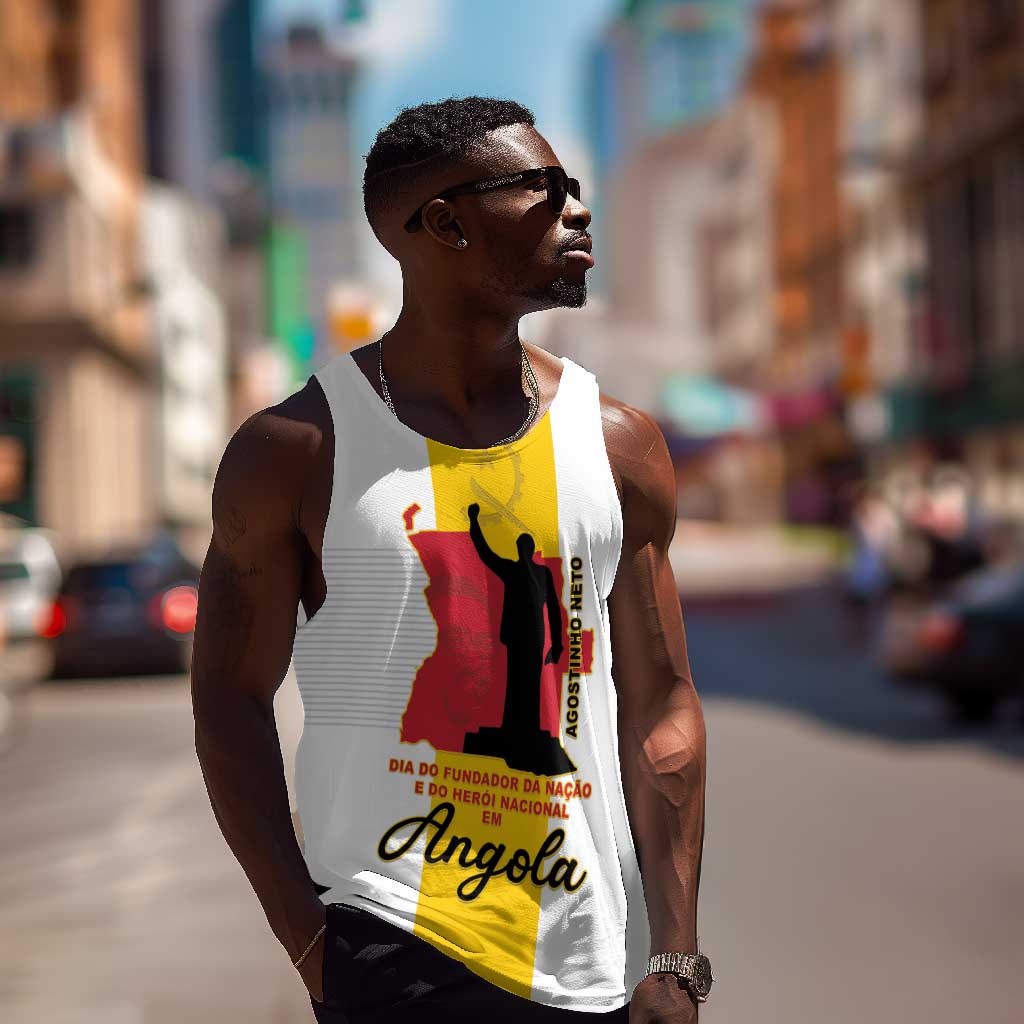 Personalized Dia dos Herois Nacionais de Angola Men Tank Top 17 de ...