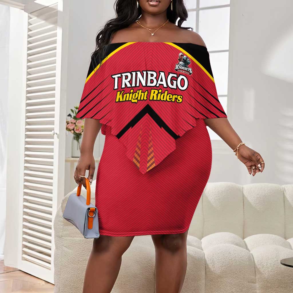 Trinidad and Tobago Cricket Custom Off Shoulder Short Dress Trinbago ...