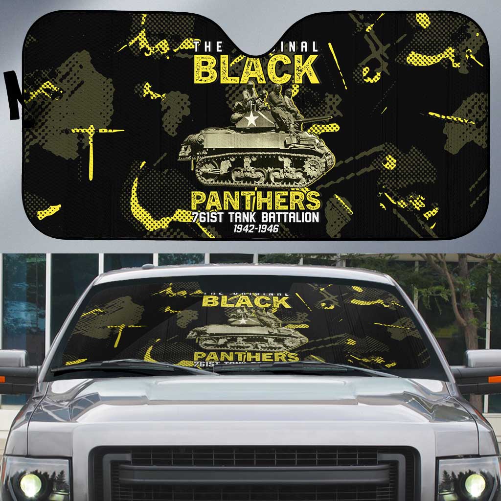 The Original Black Panthers 761st Tank Battalion Auto Sun Shade African ...