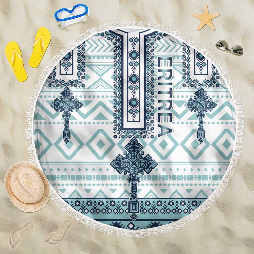 Eritrea Beach Blanket African Pattern - Habesha Style by AfricanPride