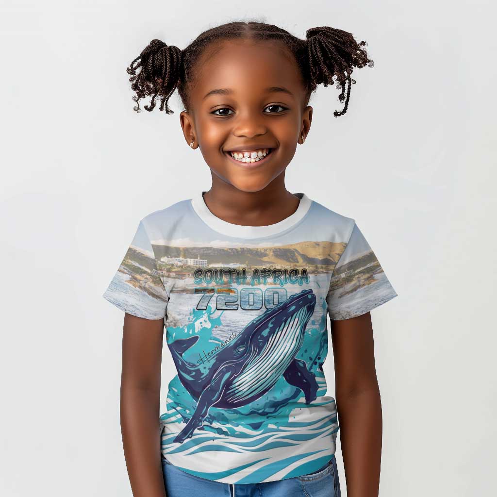 Personalized South Africa Whale Hermanus Fest Kid T shirt by African Pride