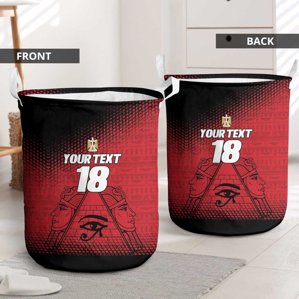 Custom Egypt Football Laundry Basket Pharaohs Heritage Pyramid by ...