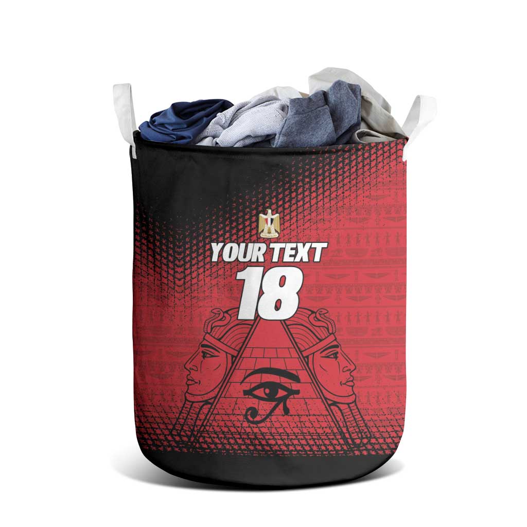 Custom Egypt Football Laundry Basket Pharaohs Heritage Pyramid by ...