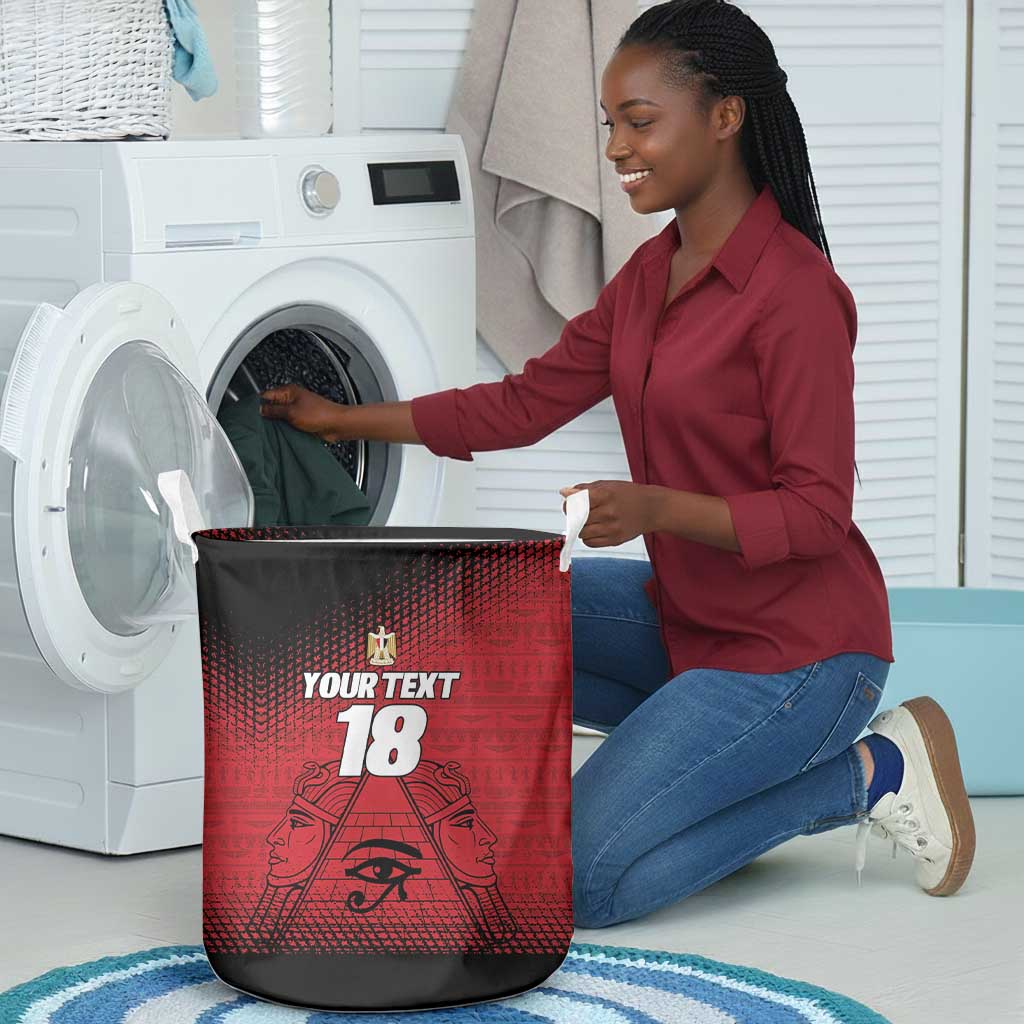 Custom Egypt Football Laundry Basket Pharaohs Heritage Pyramid by ...