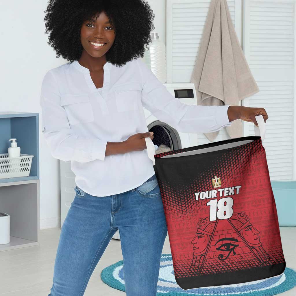 Custom Egypt Football Laundry Basket Pharaohs Heritage Pyramid by ...