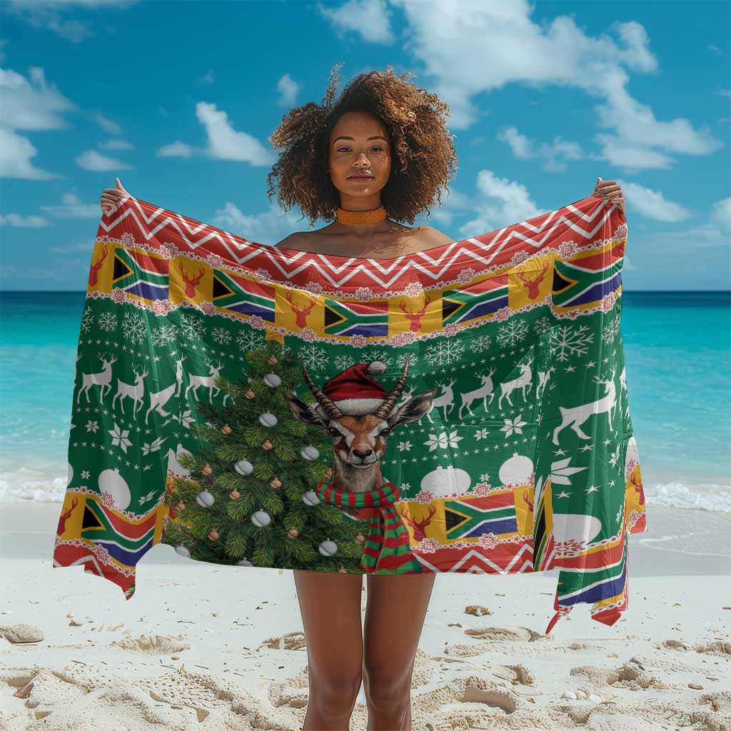 South Africa Springbok Sarong Christmas Tree - Lightning Art by ...