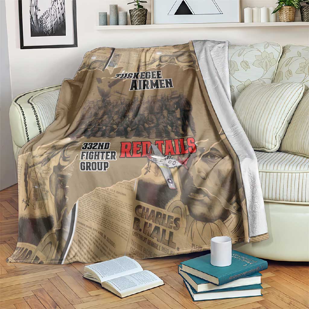 Tuskegee Airmen Red Tails Tribute Blanket Black History Air Force by ...