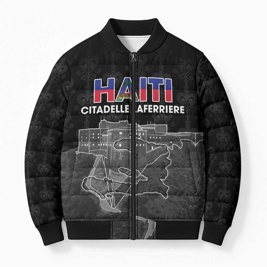 Afro-Haitians Pride Personalized Bomber Puffer Jacket Citadelle ...