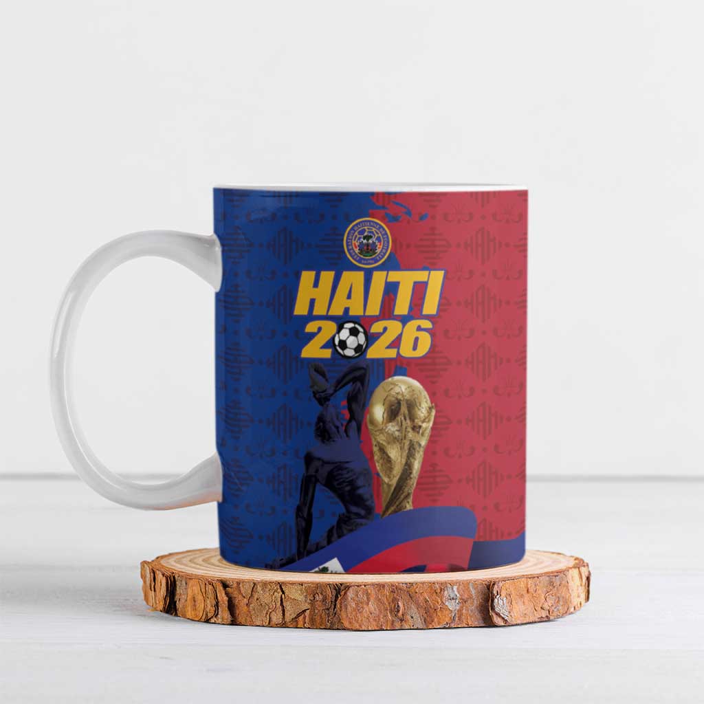 Custom Afro-Haitians Football Ceramic Mug Les Grenadiers 2026 World ...