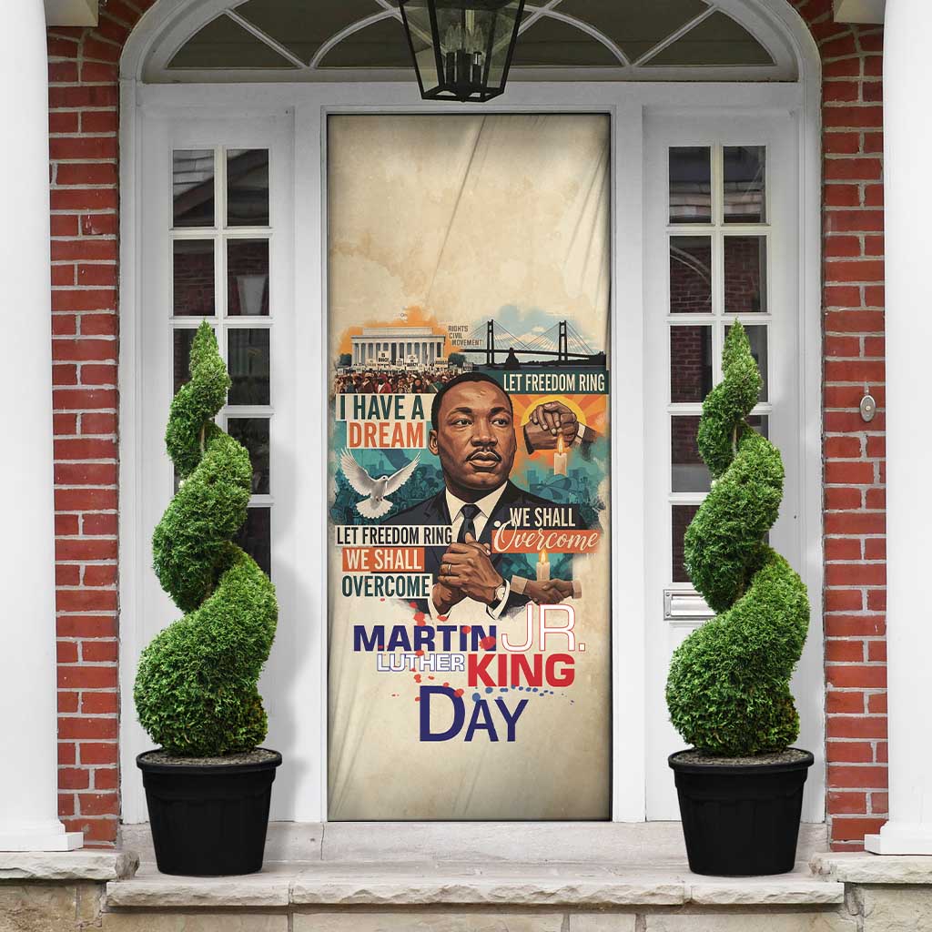 Martin Luther King MLK Door Cover I Have a Dream Vintage Art by African ...