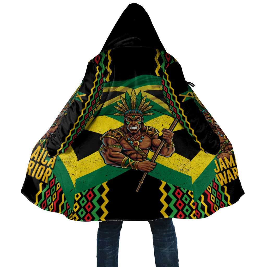 Black Jamaicans Warrior Spirit Cloak Tribal Fighter in Reggae Colors by ...