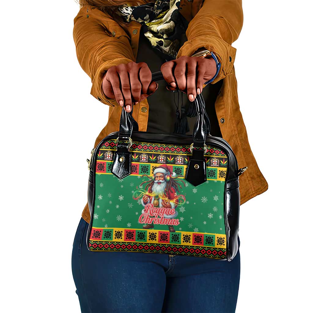 Afro-Jamaicans Christmas Shoulder Handbag Reggae Santa with Dreadlocks ...