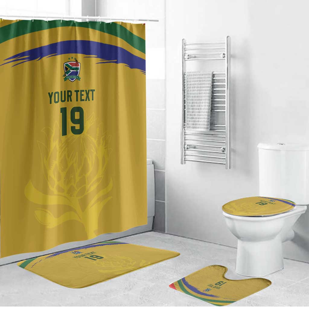 Custom South Africa Football Bathroom Set Road To Champions Dream by ...