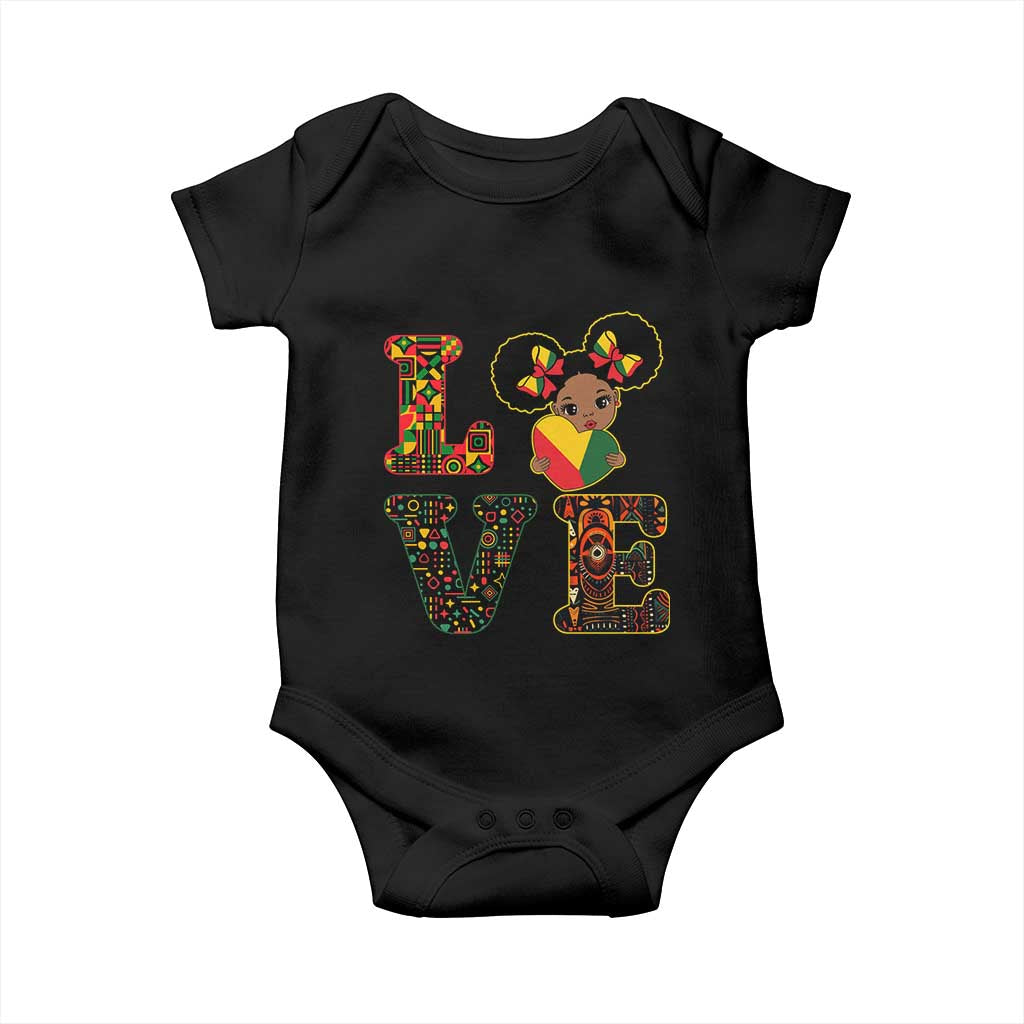 I Am Black Child Cute Girl Baby Onesie LOVE Black History Month Strong ...
