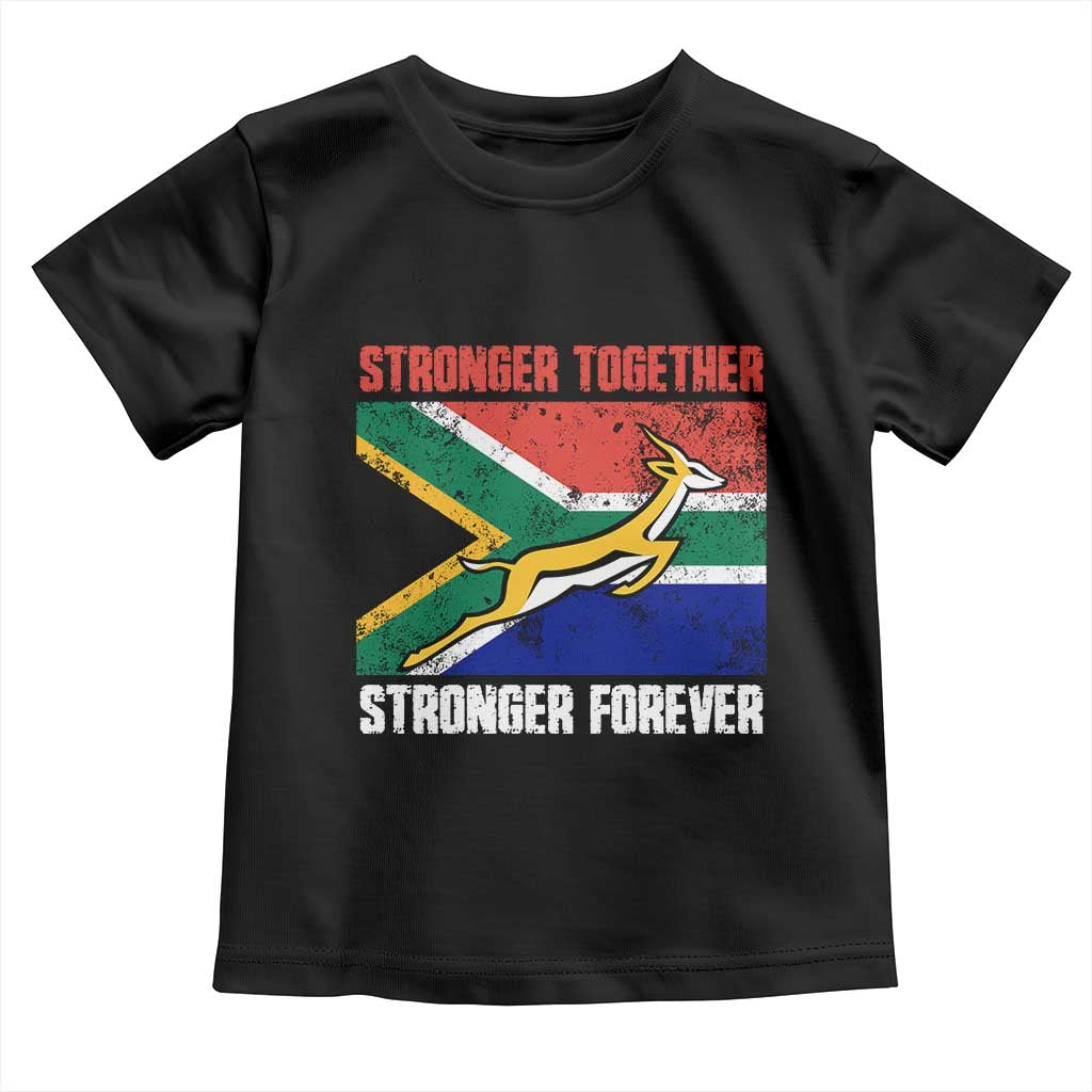 South Africa Rugby Springboks Baby Shirt Stronger Together Stronger ...