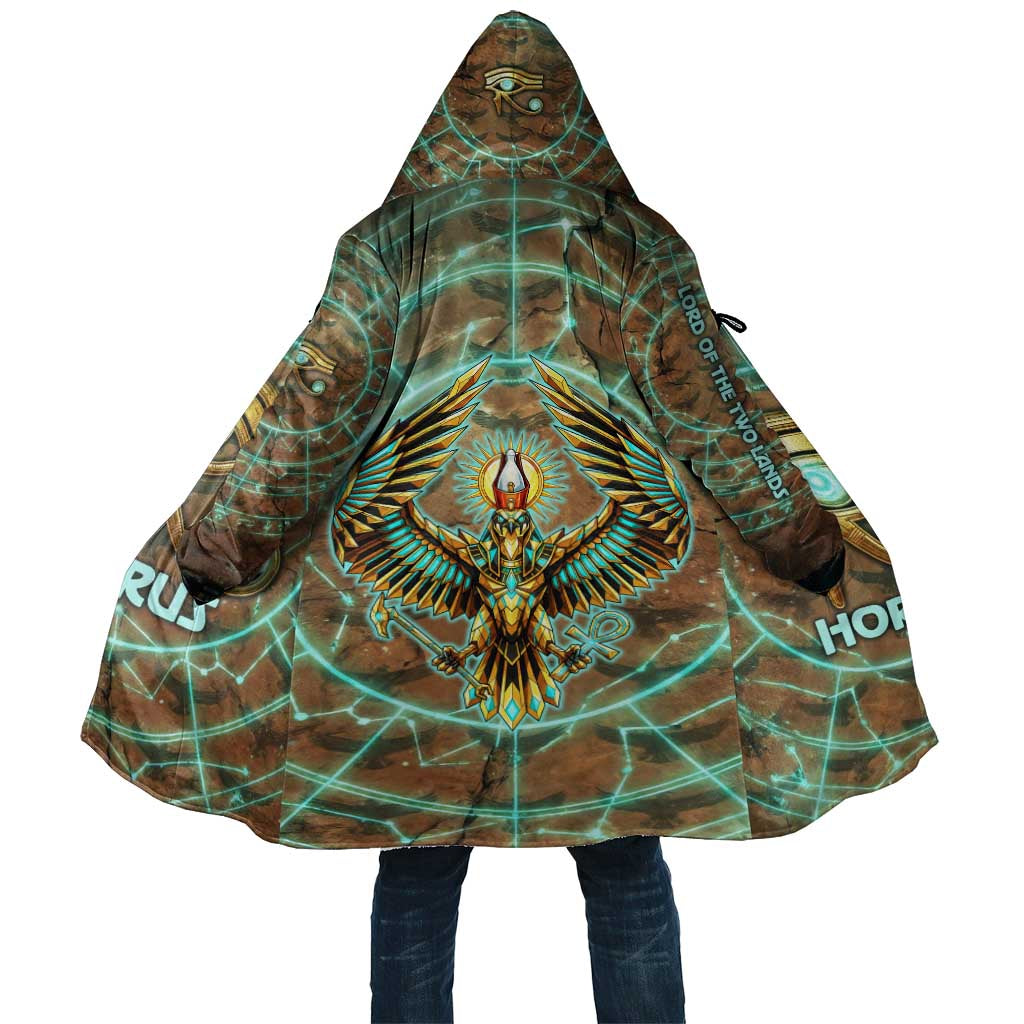 Horus Eye of Ra Cloak Golden Falcon Ancient Egyptian Symbol in ...