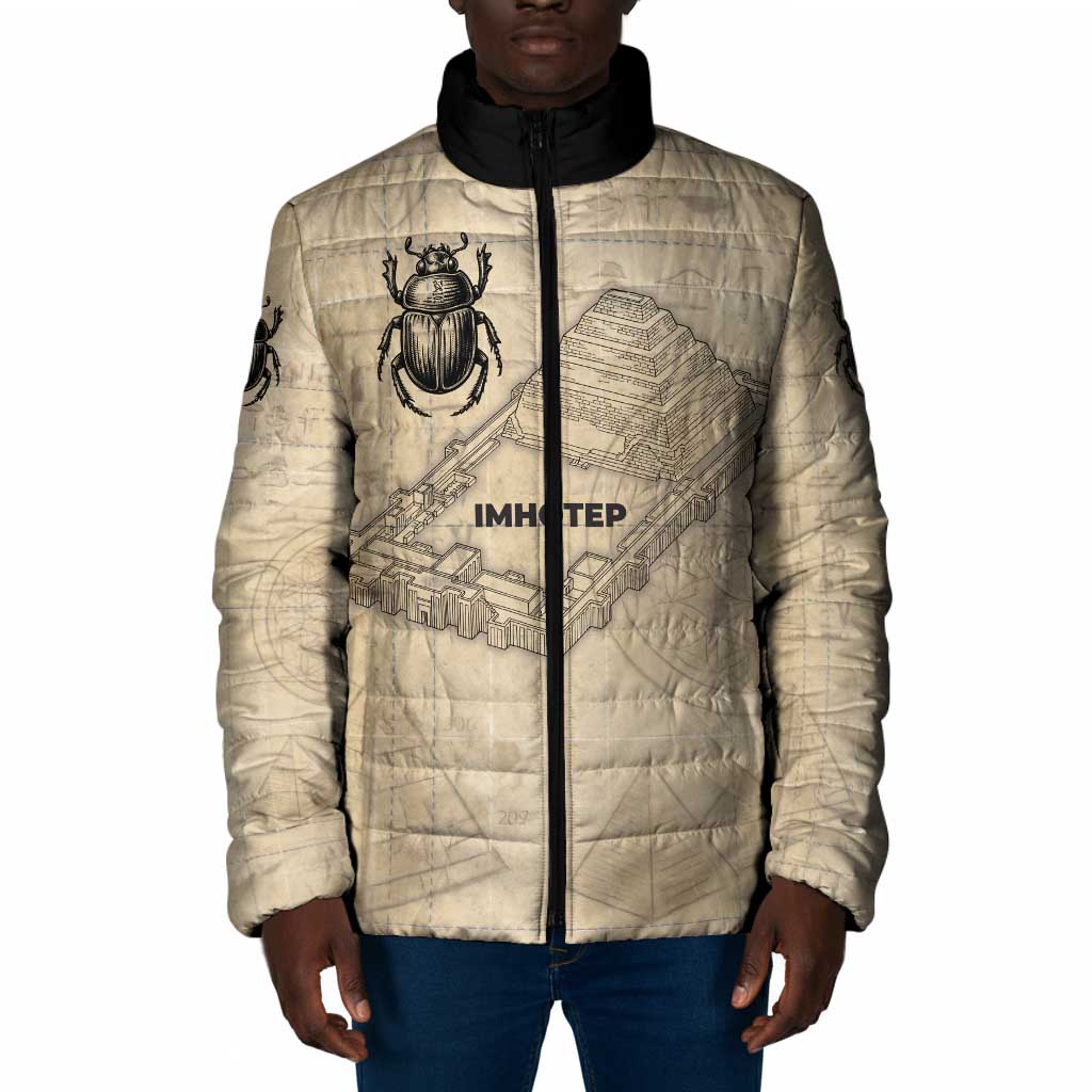Imhotep Padded Jacket Pyramid Blueprints Ancient Egyptian Architecture ...