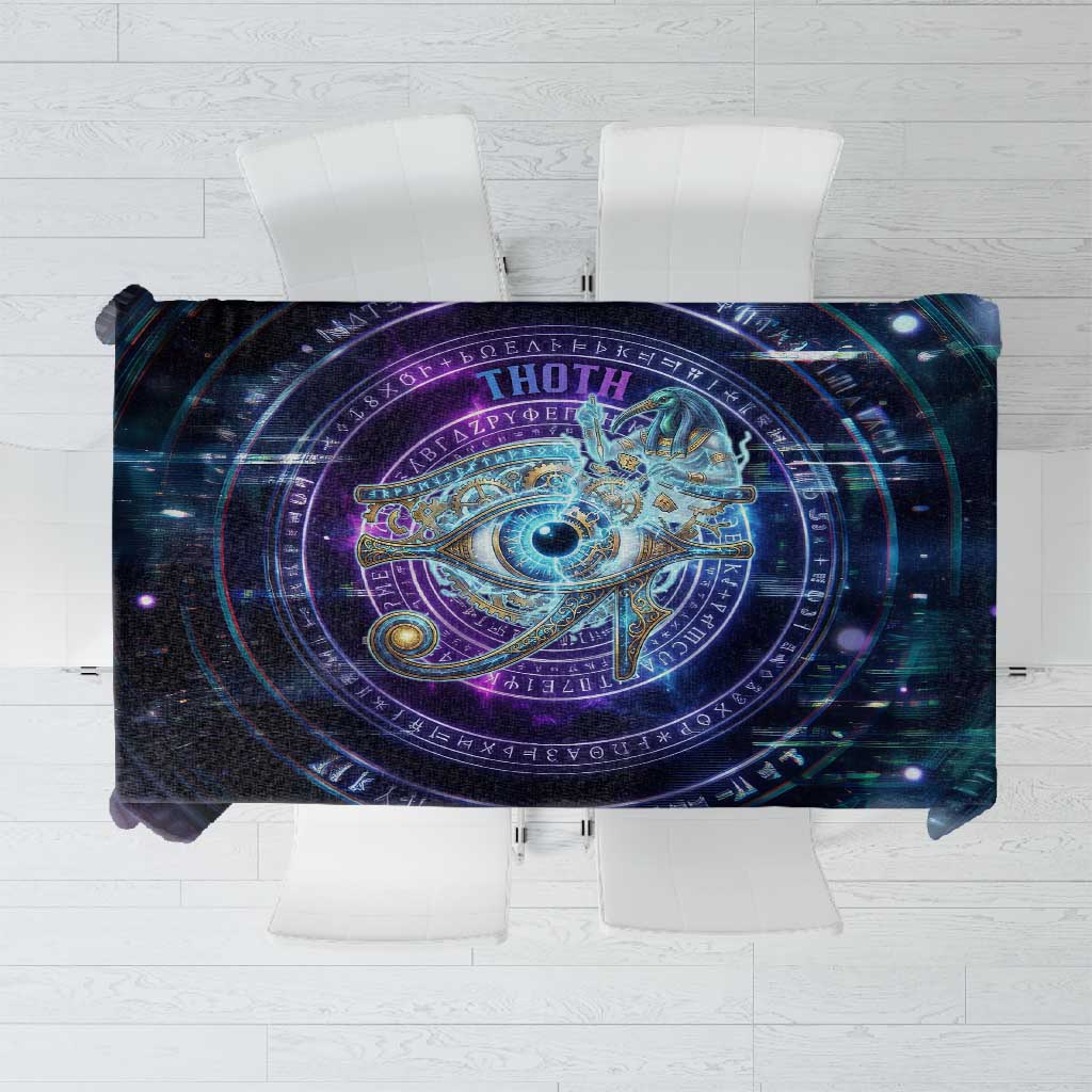 Thoth Ancient Egyptian Cosmic Tablecloth with Sacred Eye and Baboon ...