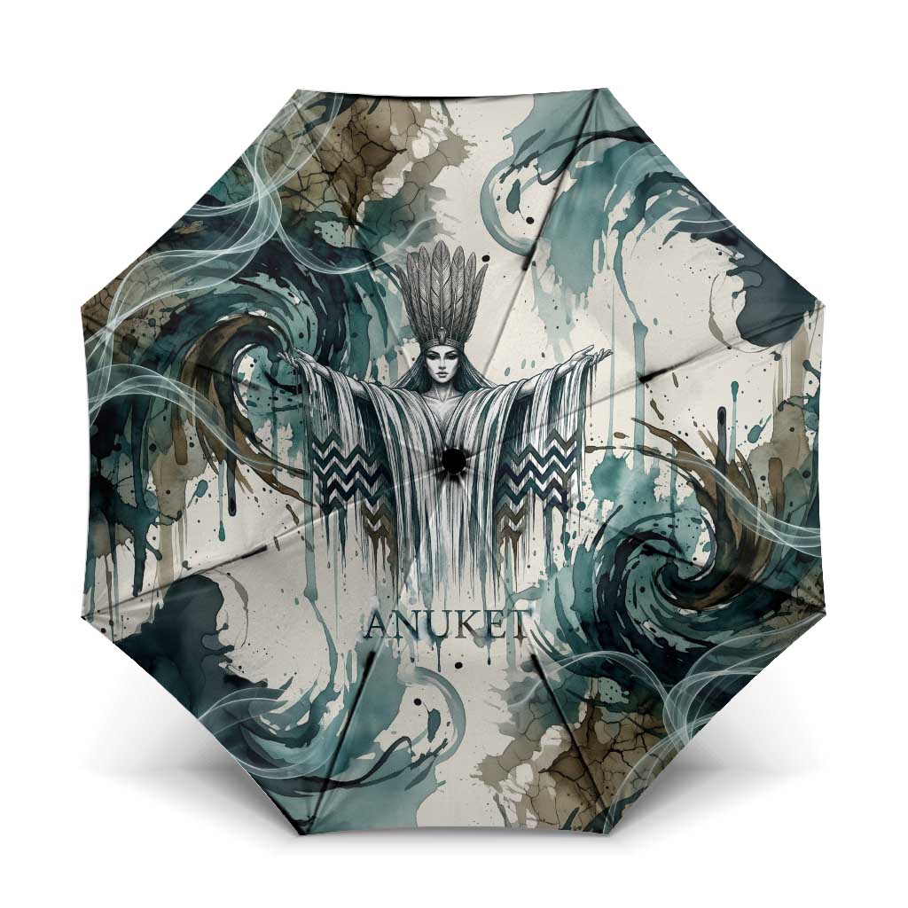 Anuket Egyptian Umbrella Goddess of the Nile Flowing Water Gazelle Spirit The Embracer by ...