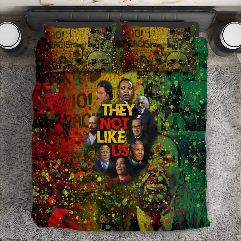 Black History Portrait Collage Bedding Set Africa Empowering They Not ...