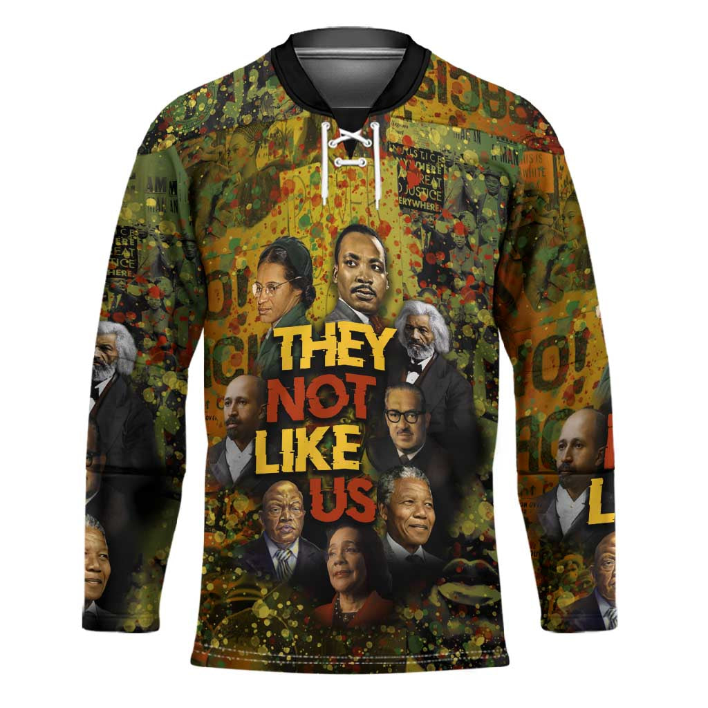 Black History Portrait Collage Hockey Jersey Africa Empowering They Not ...