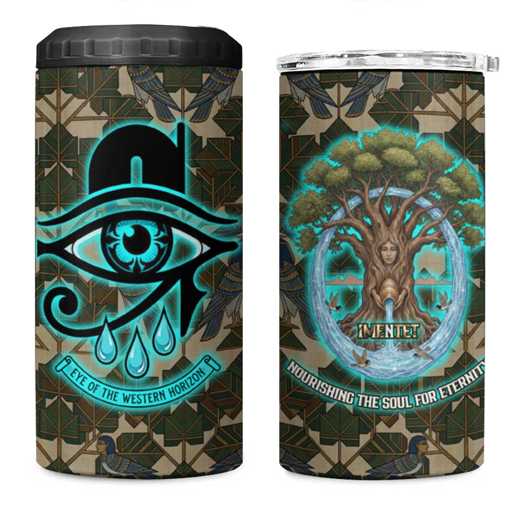 Imentet Egyptian 4 in 1 Can Cooler Tumbler with Eye of Horus and ...