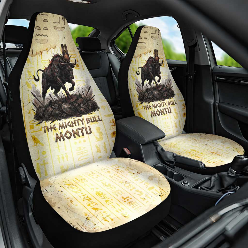 Montu Egyptian Car Seat Cover War God Mighty Bull Symbol Ancient Power ...