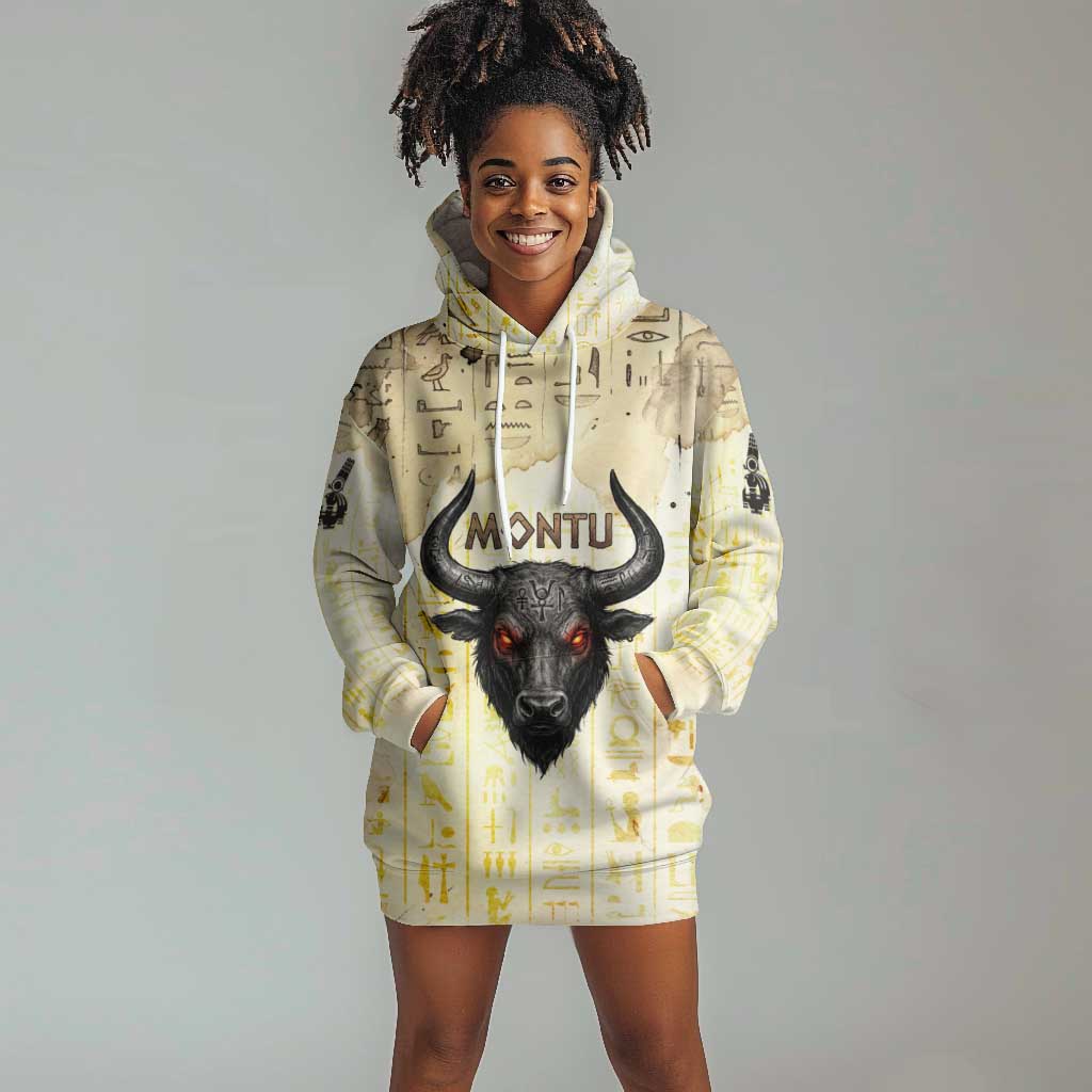 Montu Egyptian Hoodie Dress War God Mighty Bull Symbol Ancient Power ...