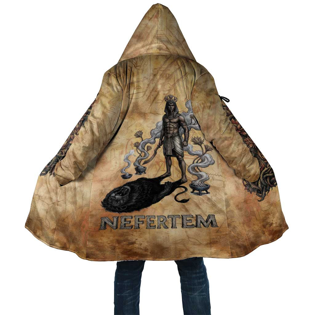 Nefertem Ancient Egyptian Cloak Lion Head Lotus Flowers Incense Smoke ...